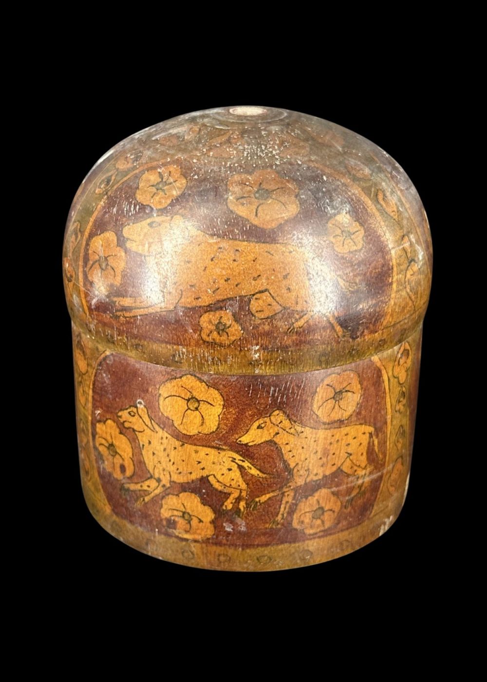 PAINTED WOODEN BOX – Tanks Antiques